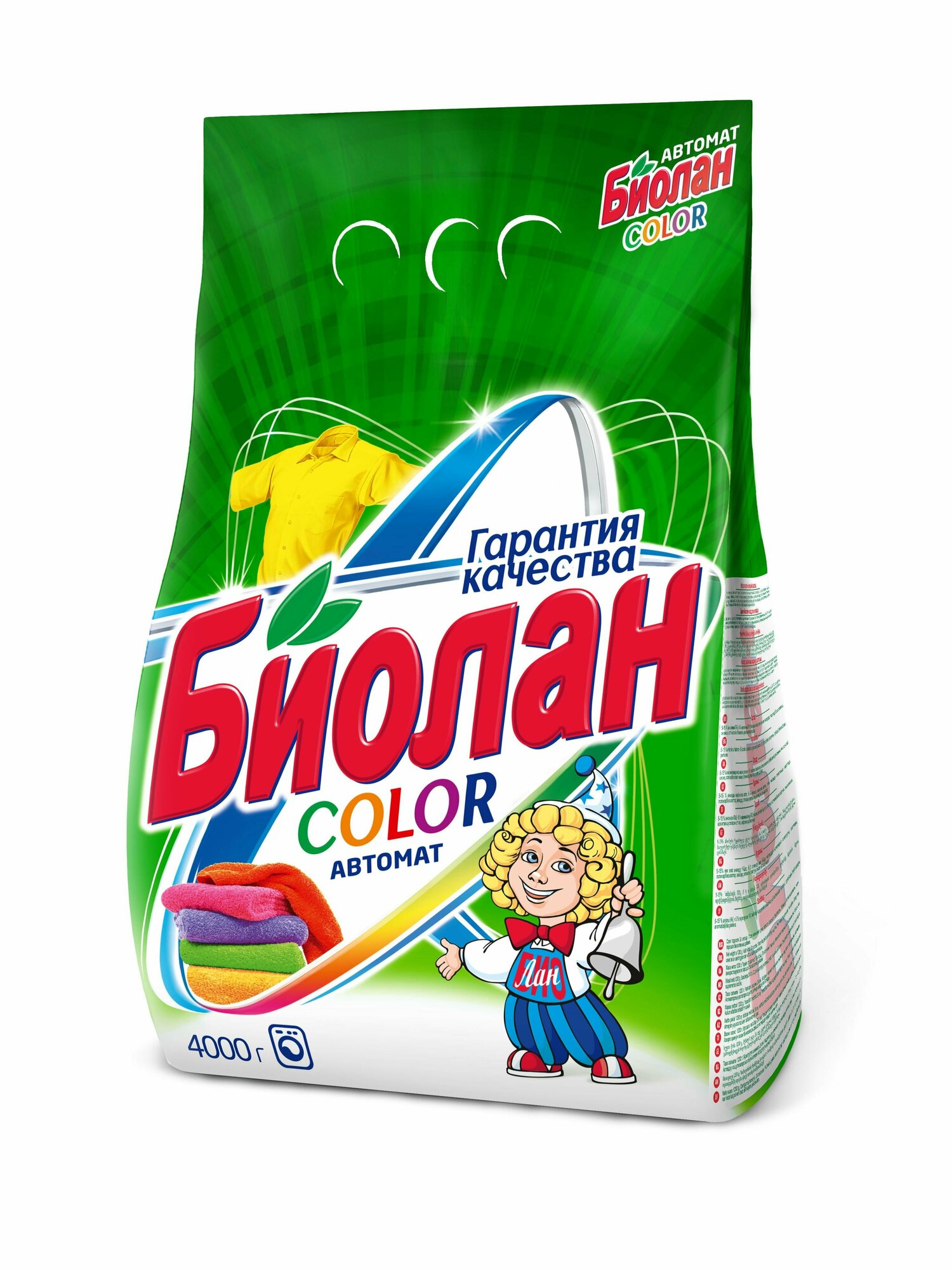 Биолан Стиральный порошок Колор 4000гр