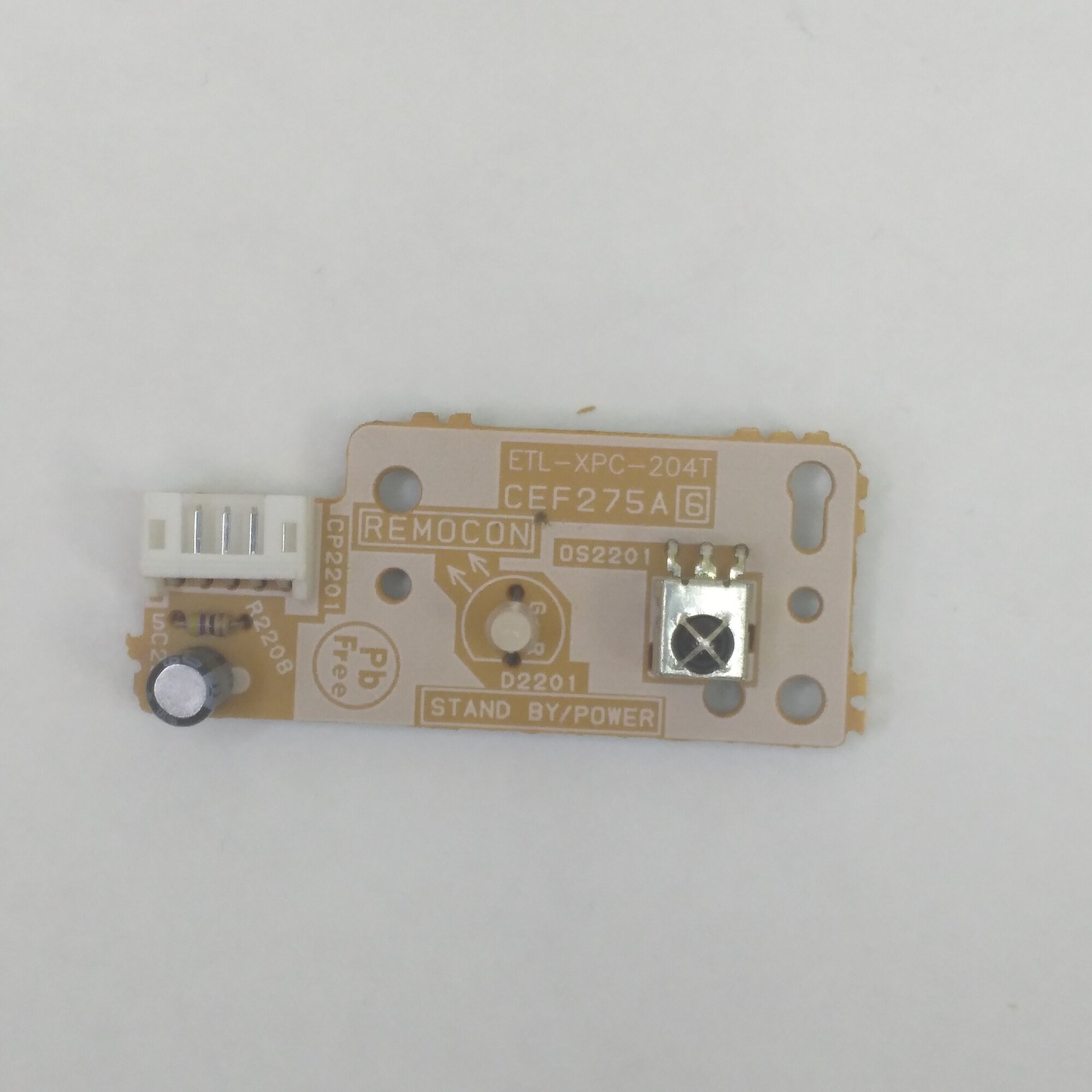 ИК приёмник (ETL-XPC-204T CEF275A) для SHARP LC-32AD5E-BK Б/У с разбора