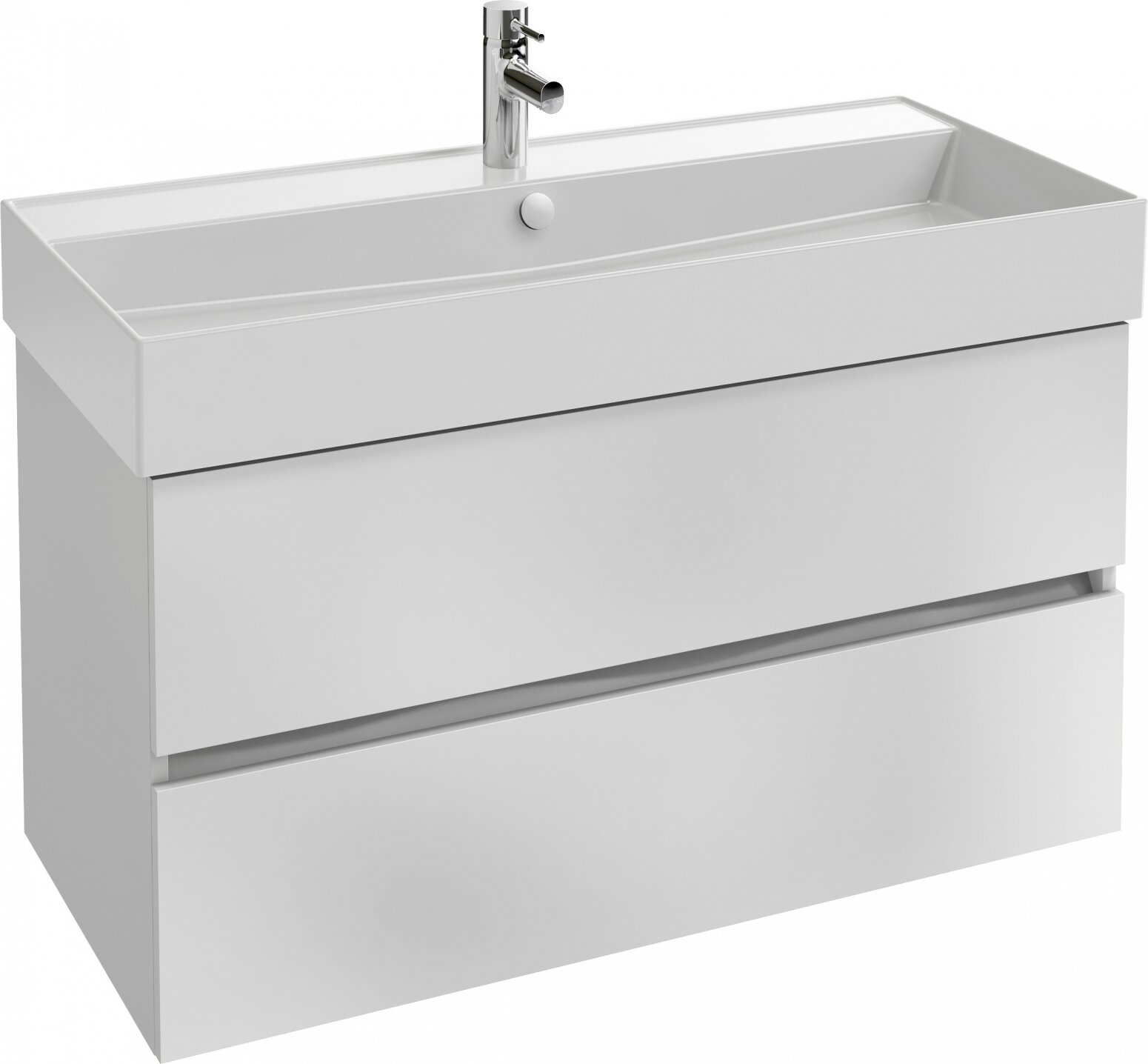 Тумба с раковиной Jacob Delafon Tolbiac 100 белый лак