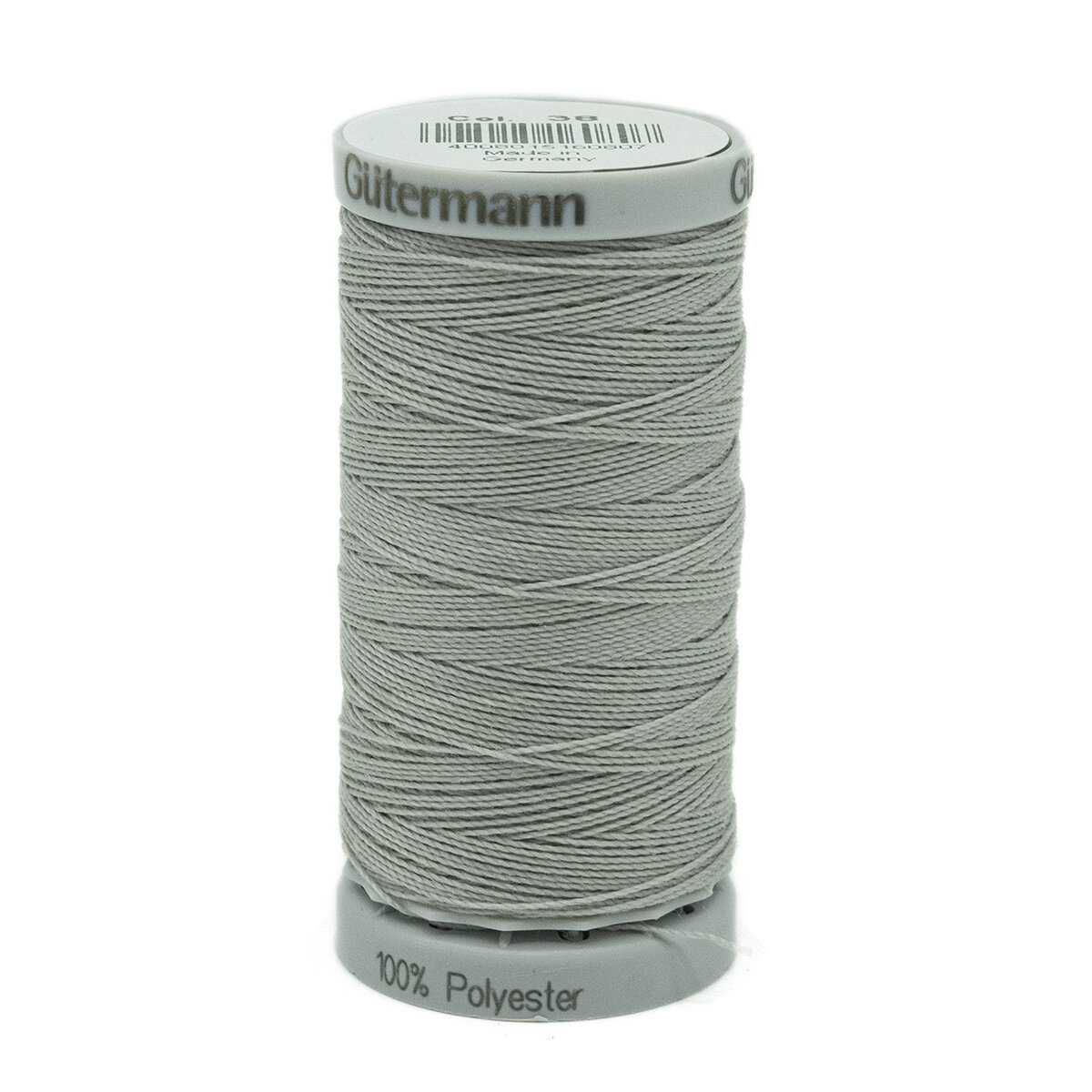 Нитки швейные особо прочные Gutermann Extra Strong M 782 40, 100м, 100% полиэстер, 724033 (038 светло-серый), 5 шт