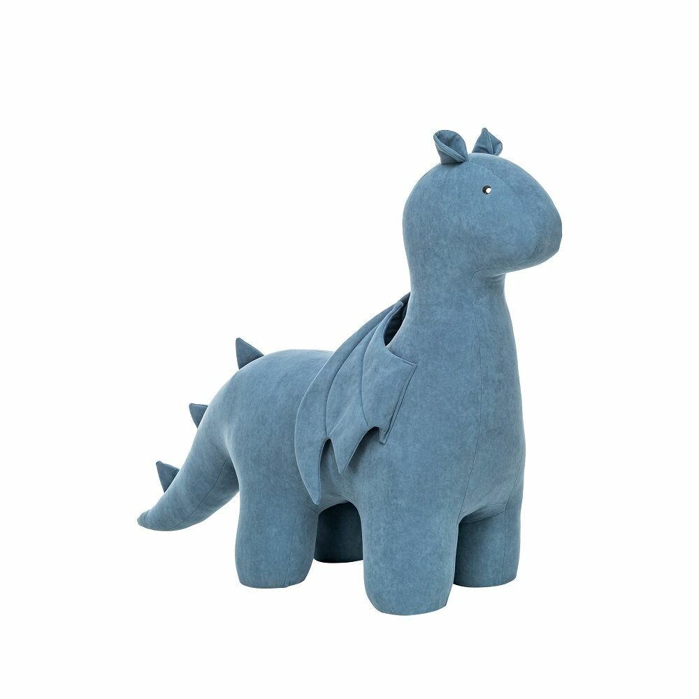 Пуфик в прихожую Dragon, ткань Omega 45, детский пуф Дракон Беззубик, пуф в прихожую, пуф-животное