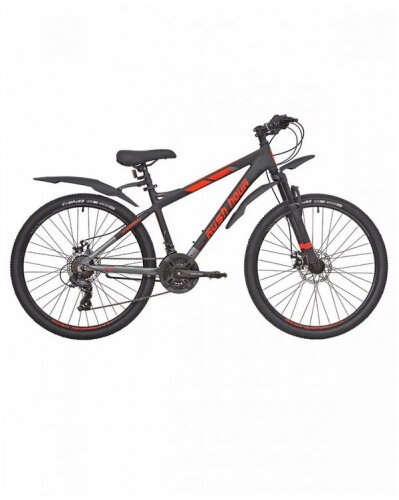 Горный велосипед Rush Hour 26" NS 650 DISC AL черный , рама 14" (21 скорость)