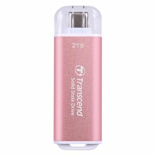 Внешний диск SSD Transcend ESD300 TS2TESD300P, 2ТБ, розовый