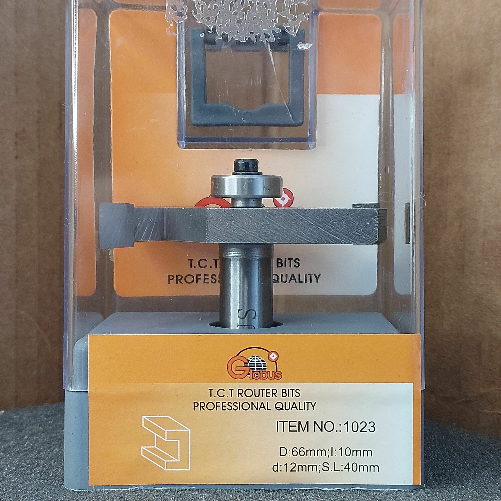 Фреза фальцевая Глобус 1023 Z2 D:66mm I:10mm d:12mm S. L:40mm фальцевая