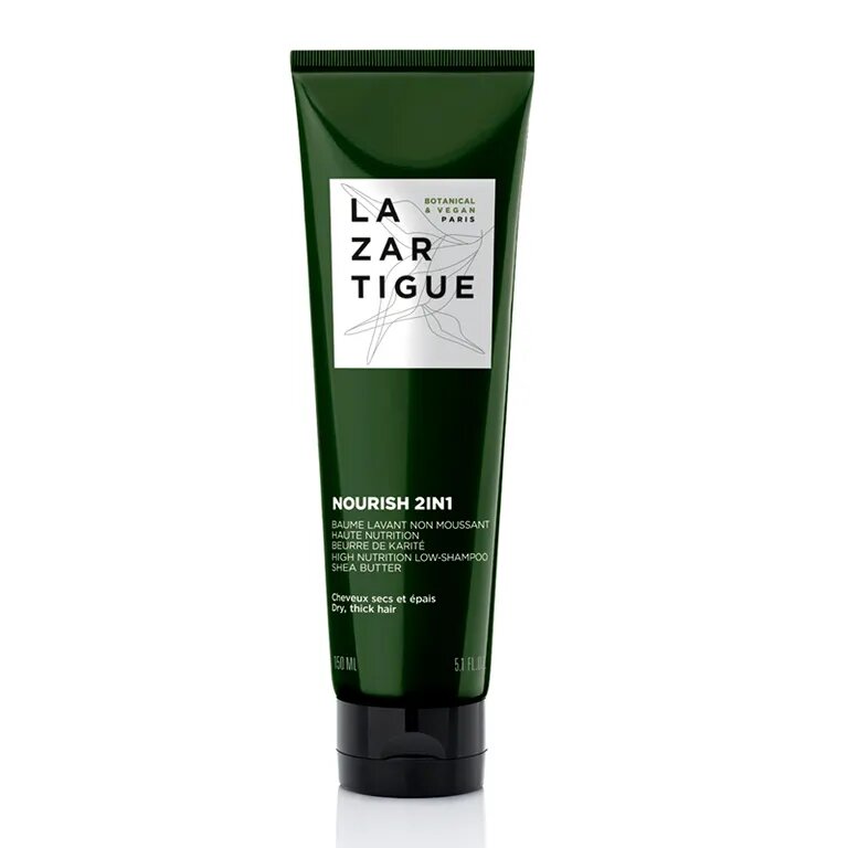 LAZARTIGUE NOURISH 2IN1 High Nutrition Low Shampoo Питательный шампунь-крем 2 в 1 150 мл