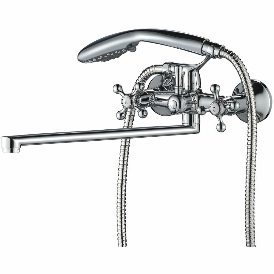 Смеситель для ванны WesnaArt (Весна Арт) Rassvet RAS02-320, хром