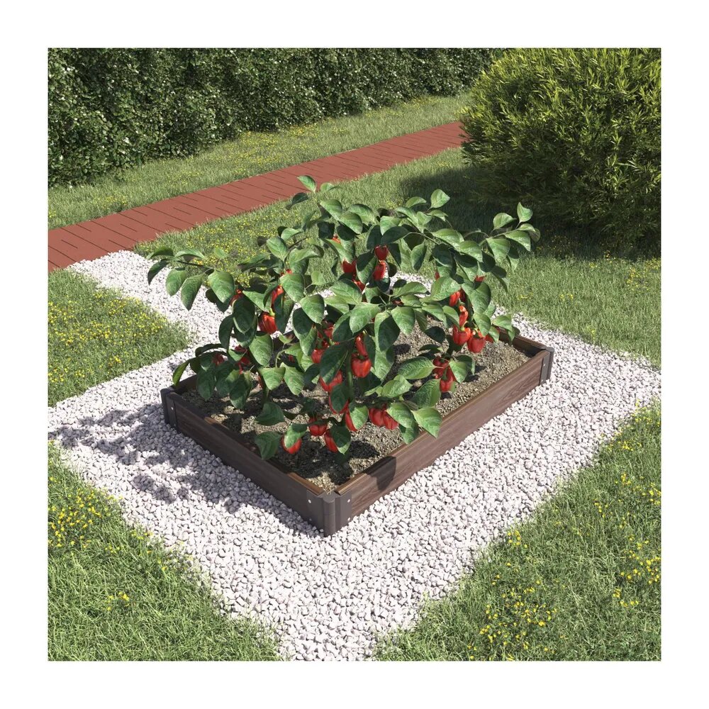 Грядка из ДПК 1200х800х150 Еврогрядка