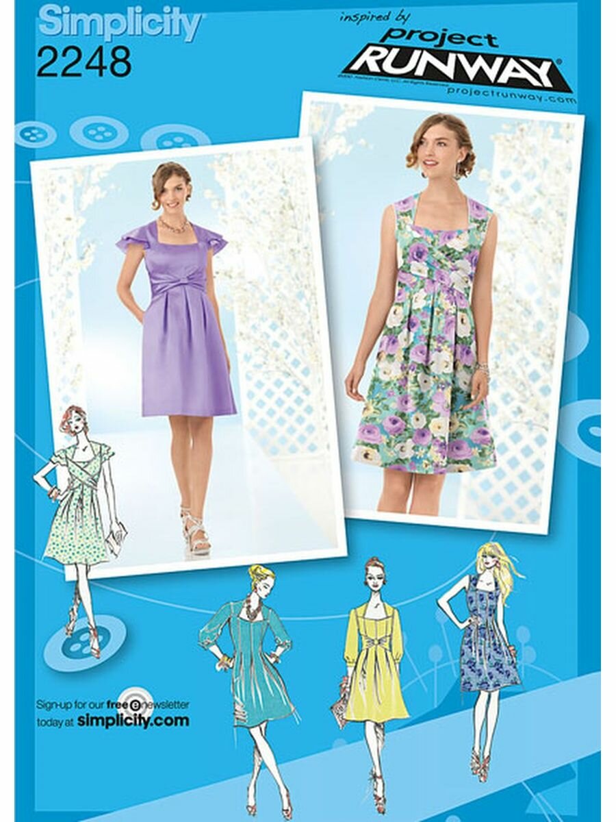 Выкройка Simplicity Платье