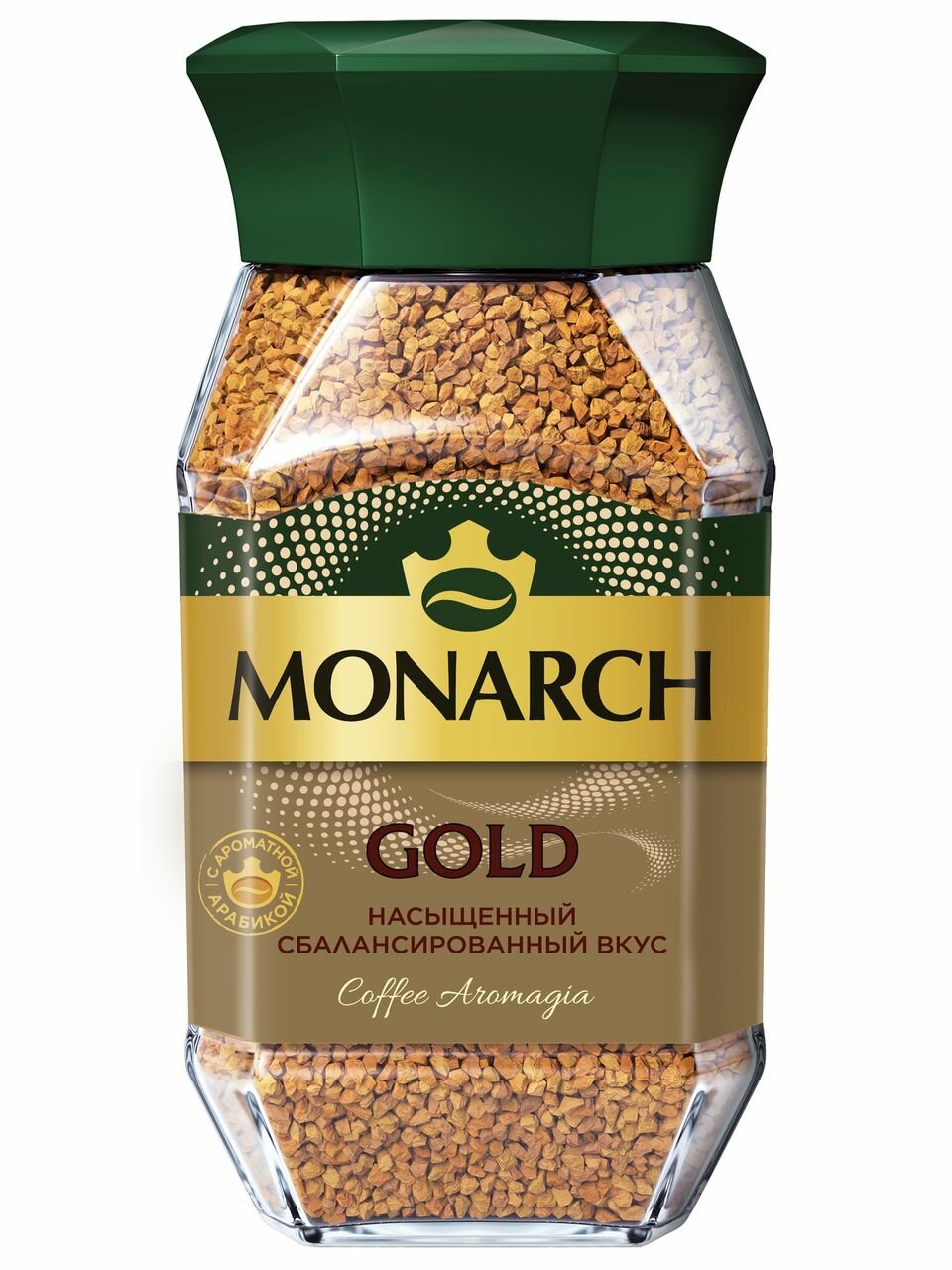 Кофе растворимый JACOBS Gold/Monarch Gold натуральный сублимированный, 190г x 3 упаковки