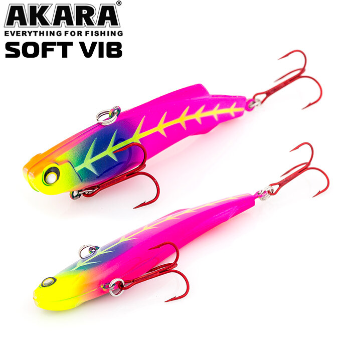 Воблер Akara раттлин Soft Vib 85 мм 39 гр. A67