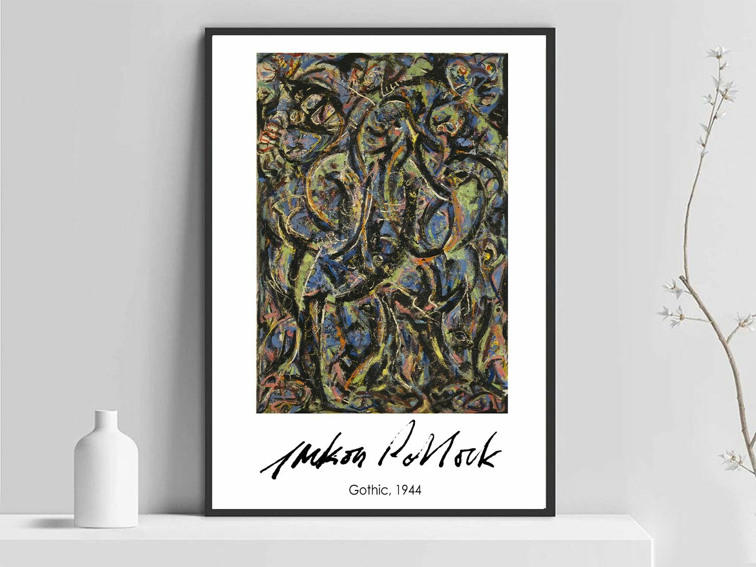 Постер Готика Джексон Поллок, размер A2, без рамы