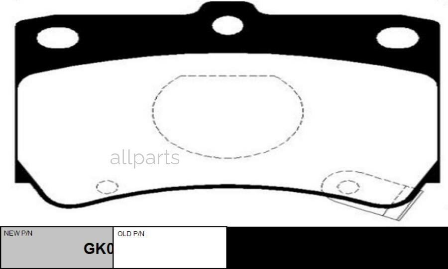 CTR CKKK2 колодки дисковые передние!\ Mazda 121 1.3 90-96/323 1.3-1.8/1.7D 89-98
