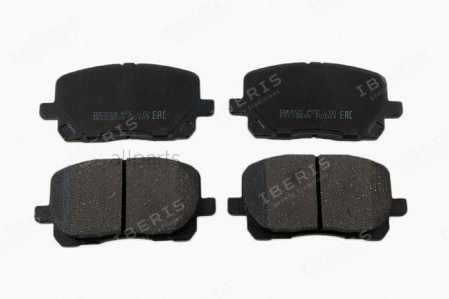 IBERIS IB153229 колодки тормозные передние К-Т TOYOTA CAMRY (_V4_) -14, MATRIX (_E13_) -07, AVENSIS VERSO (_M2_) -11