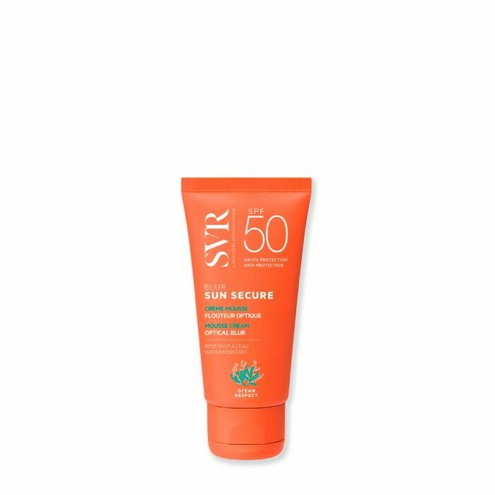 SVR Солнцезащитный крем-мусс для лица spf 50+ Sun Secure Blur