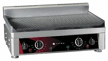 Жарочная поверхность электрическая, рифленая поверхность Tatra TGP 5224 R, 520*240 мм, 2.2 кВт