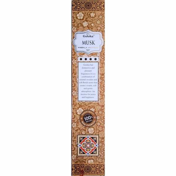Ароматические палочки-благовония Голока мускус 15 гр.