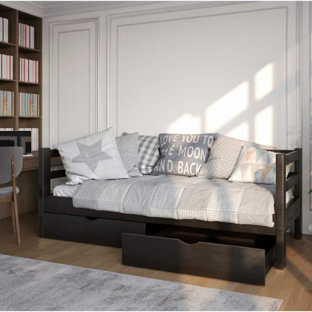 Детская кровать тахта Кадет с ящиками 70x190