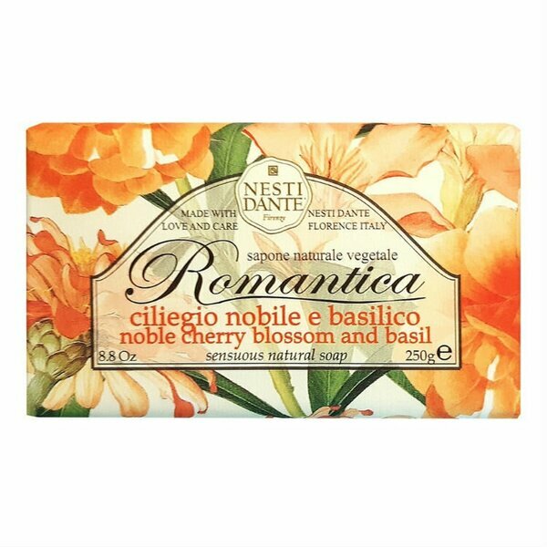 Мыло Nesti Dante ROMANTICA Вишневый цвет и базилик / Noble cherry blossom and basil 250 г