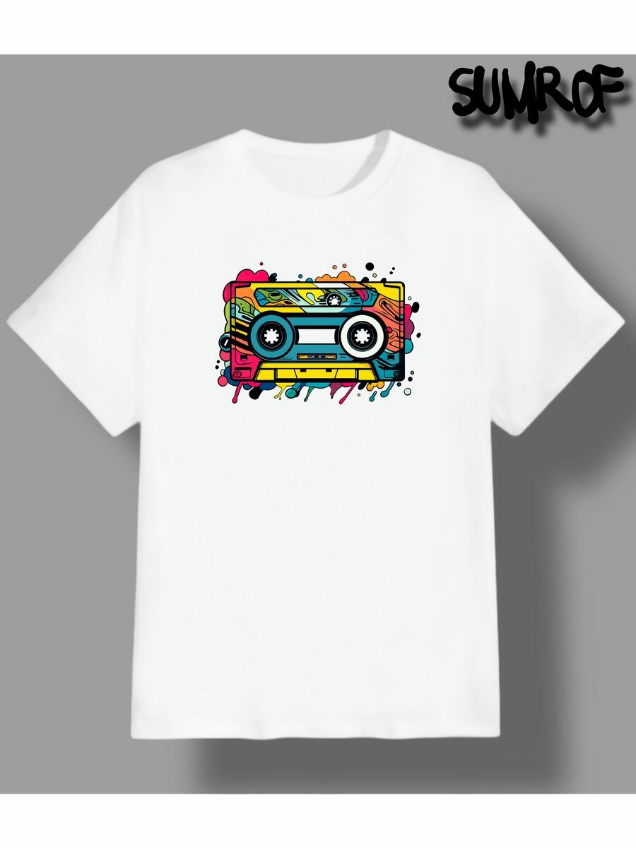 Футболка кассета винтаж ретро