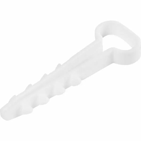 Дюбель-хомут Duwi ДХП 6-12 для плоского кабеля цвет белый 10 шт.