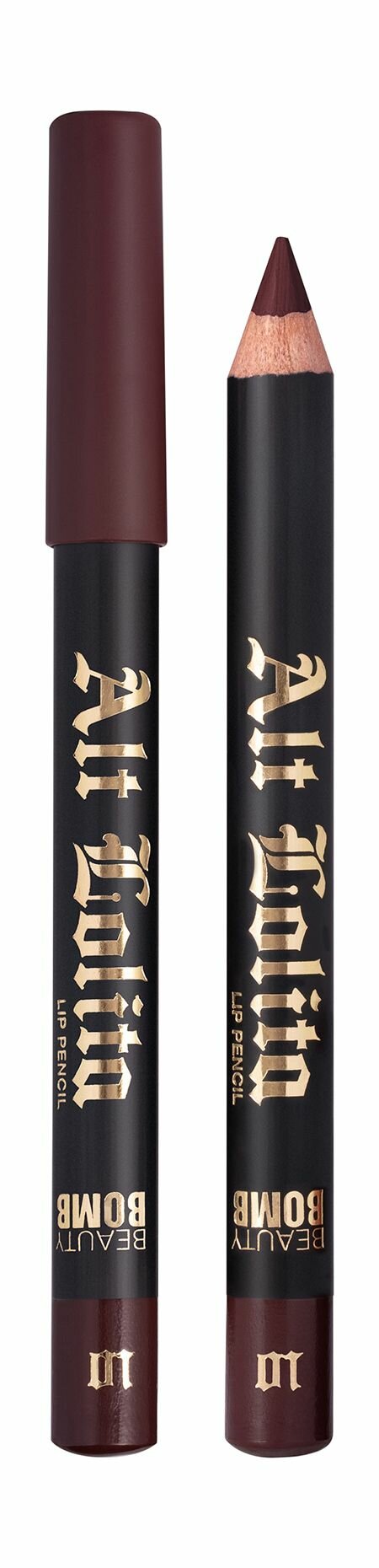 BEAUTY BOMB Карандаш для губ Alt Lolita, 3,5 г, 10 Темная академия