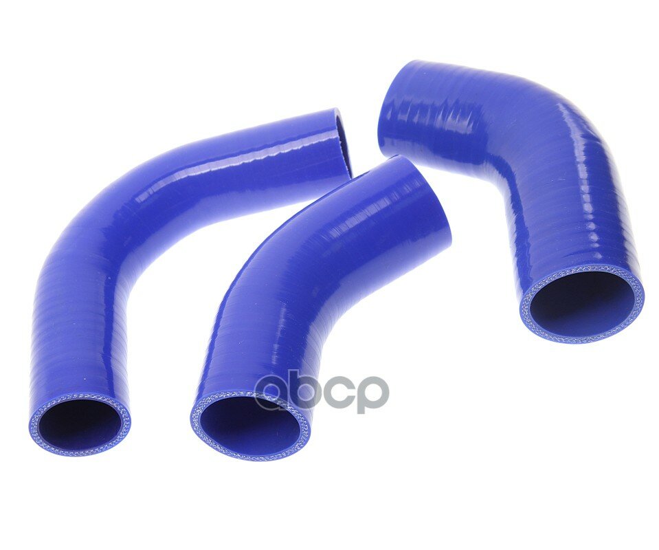 Патрубок УАЗ-452,469 дв. УМЗ-417 (90 л. с) радиатора комплект 3шт. синий силикон MEGAPOWER MEGAPOWER Automotive арт. 13017039