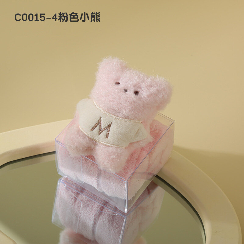 Сувенирное полотенце, креативное ручное полотенце, полотенце с мультяшными животными, детское квадратное полотенце, тюльпан, маленькое полотенце, подарочная коробка, плюшевая игрушка