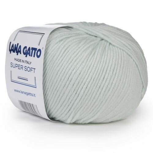 Пряжа Lana Gatto Super Soft (1 моток) 5281 светлая мята