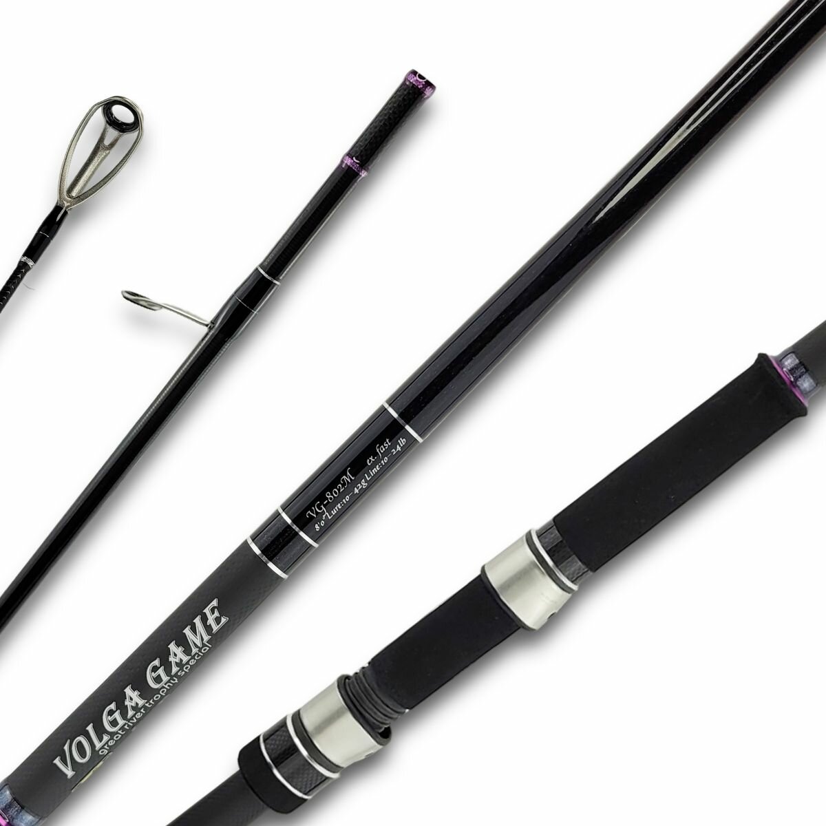 Спиннинг для рыбалки Hearty Rise VOLGA GAME VG-1002H, 305см, тест 15-70 гр.