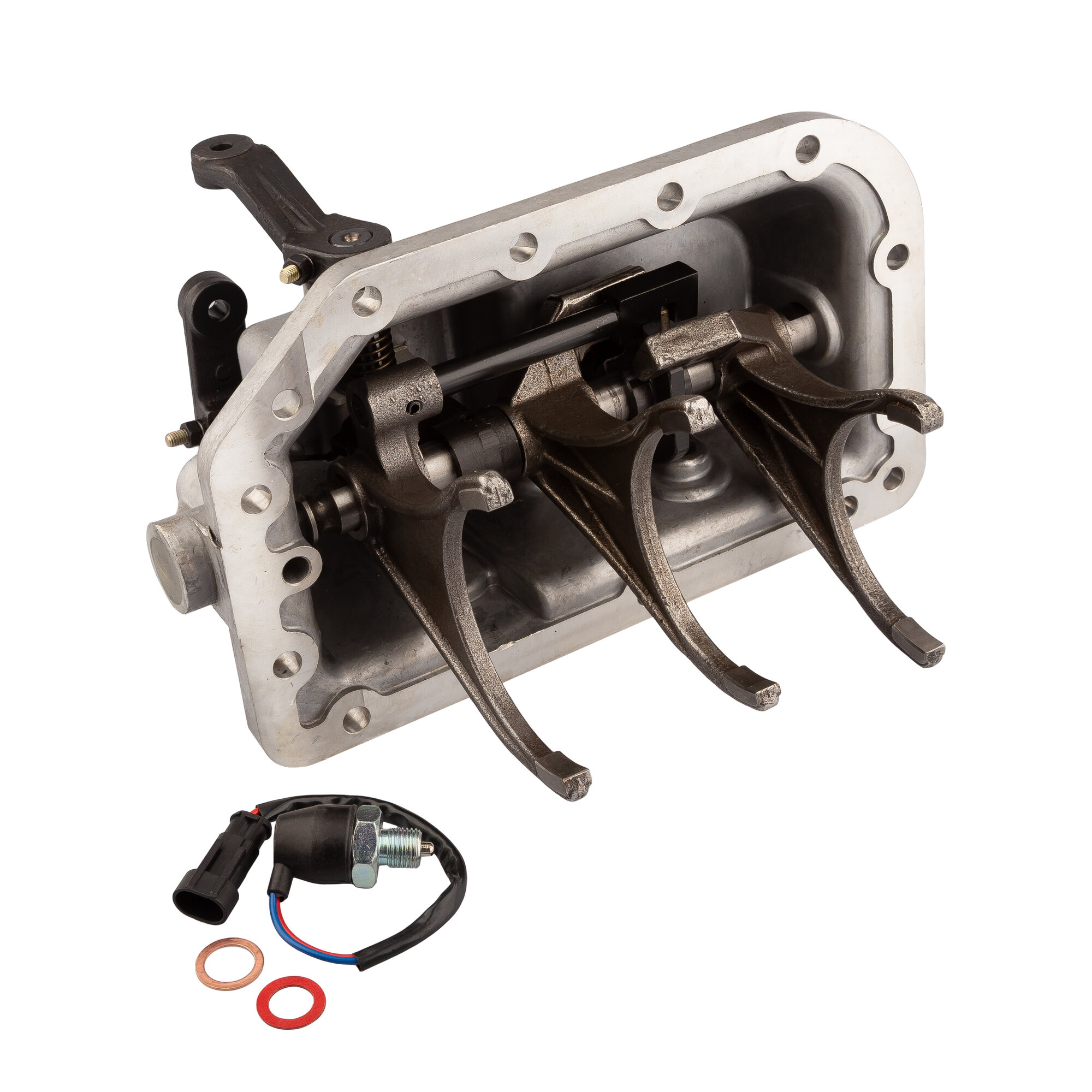 Механизм переключения передач УАЗ 3303, 3909 СГР >2014 гв, КПП BAIС крышка в сборе (Riginal)