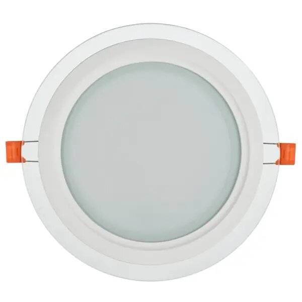 Светильник точечный светодиодный встраиваемый ДВО 1622 под отверстие 165 мм 5 м² цвет света нейтральный белый цвет белый