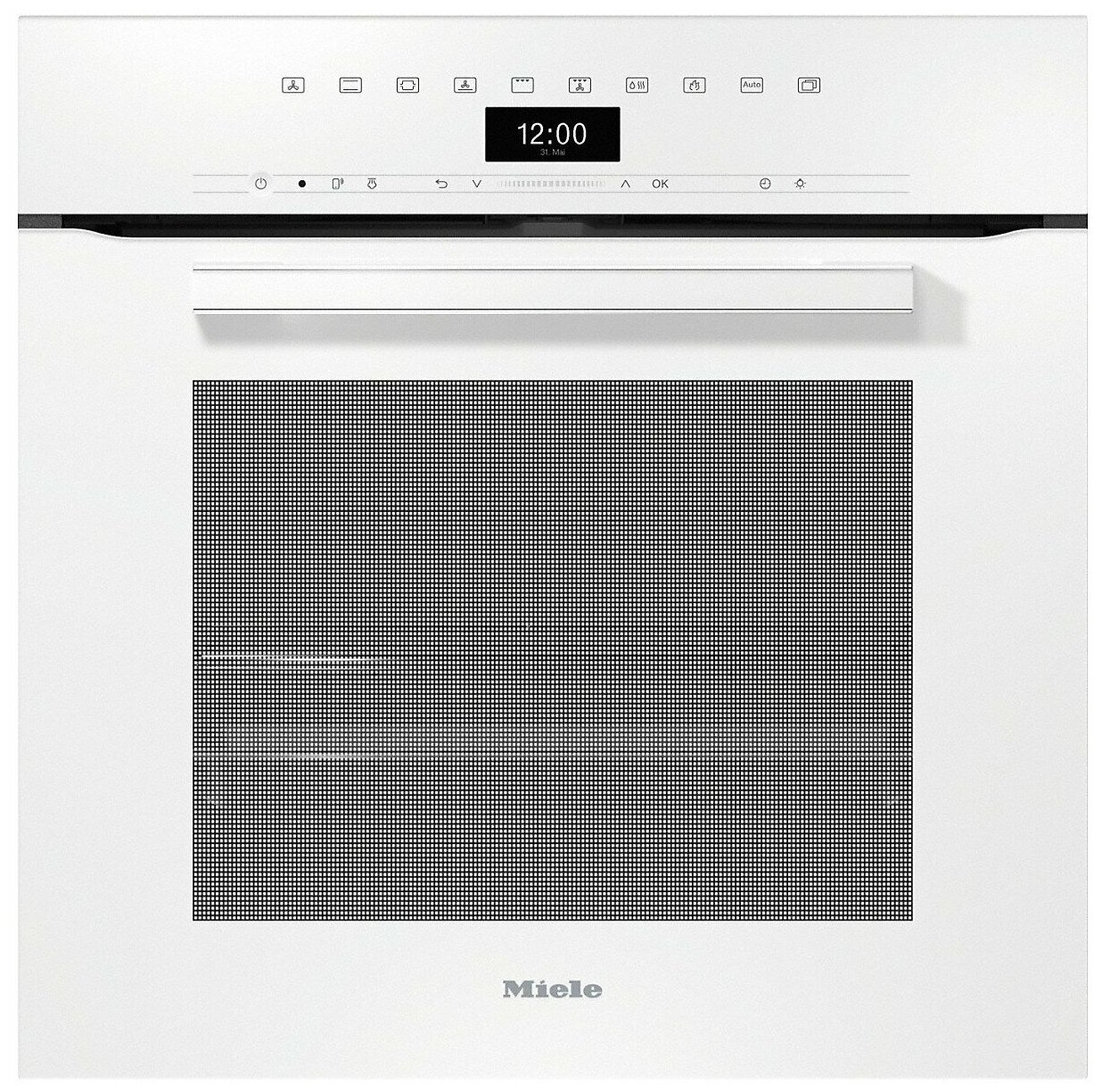 Духовой шкаф электрический, пиролитическая очистка Miele H 7464 BP Brilliant White - белый