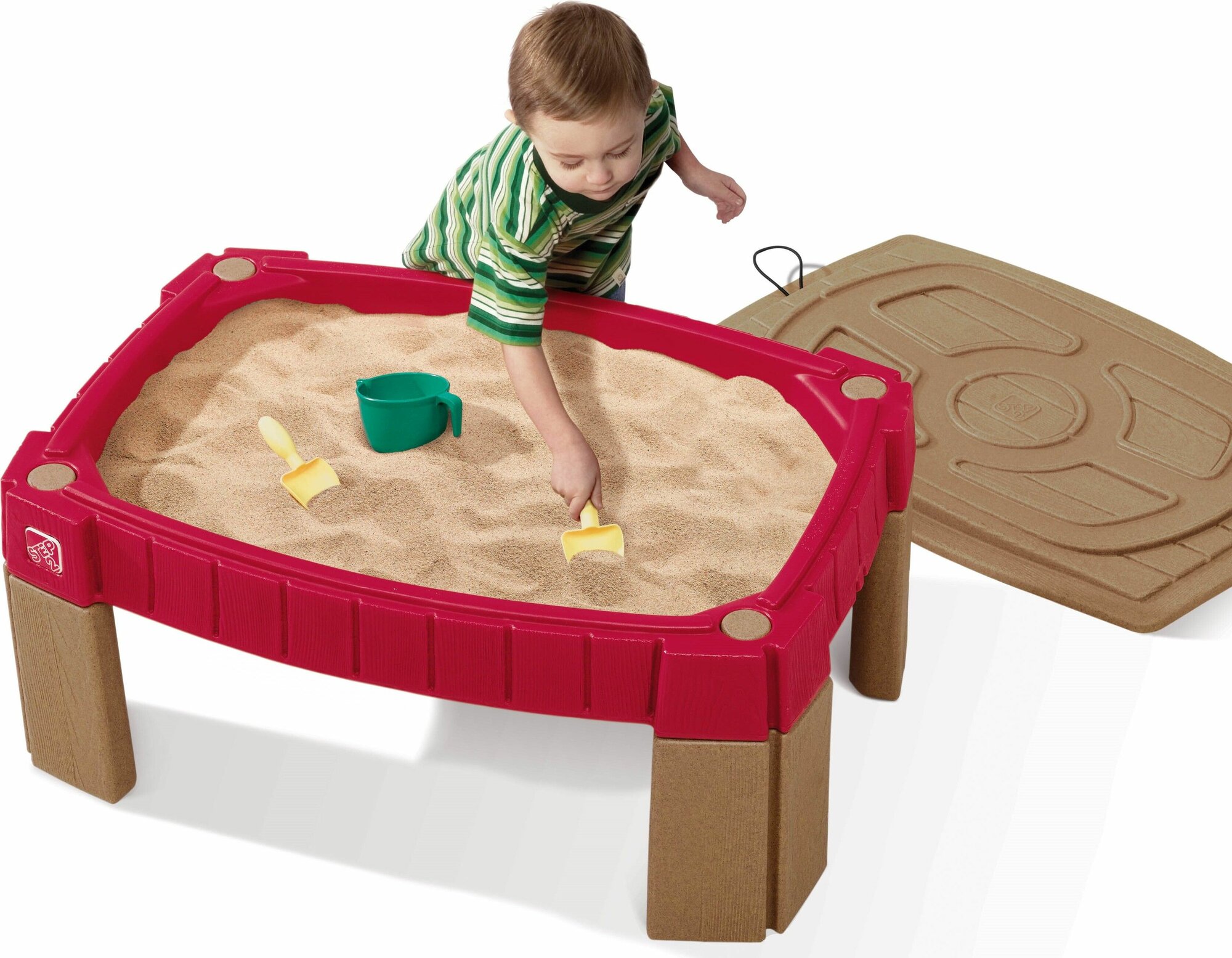 Стол для игры с песком "Step2", пластик, переносной, для улицы, 91 см x 66 см x 42 см