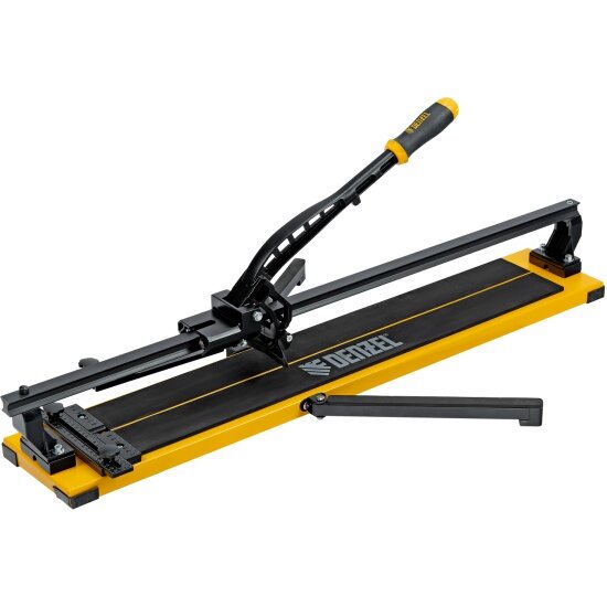 Denzel Плиткорез рельсовый 800х16мм, каретка на подш, стальная станина, усил. рукоятка-пенал, , 877016