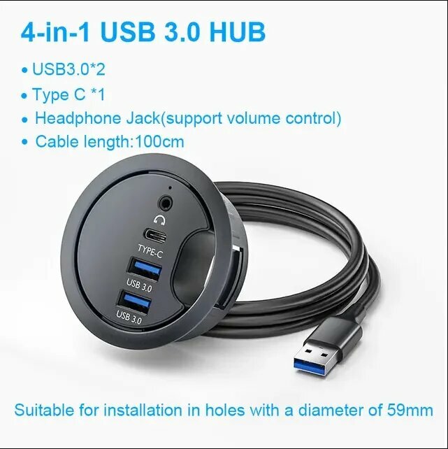 OllyMurs USB хаб 3.0 USB 3.0 HUB E