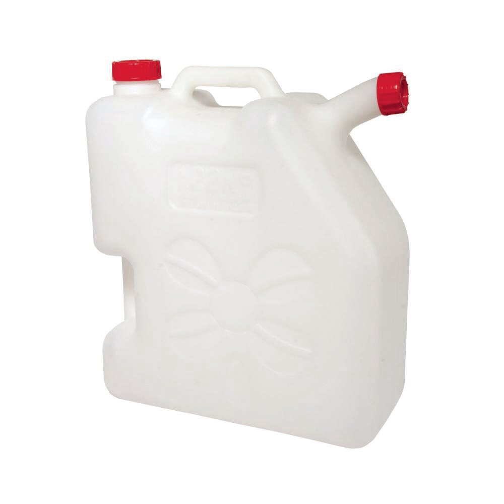 Канистра пластиковая Альтернатива, со сливом, 22 л, М268, вертикальная М268, цвет: микс