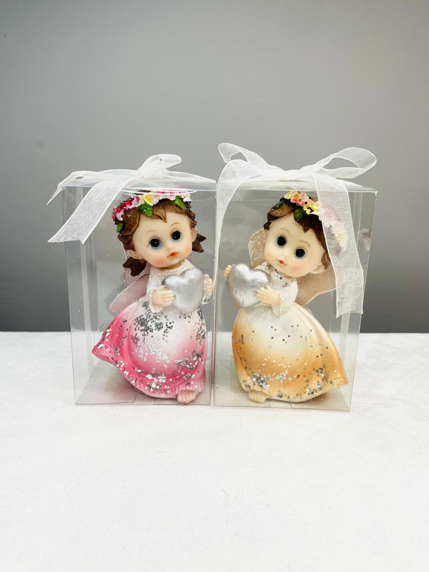 Куклы - статуэтки декоративные "Рождественские Ангелы", фигурки девочки федерация - 2 шт