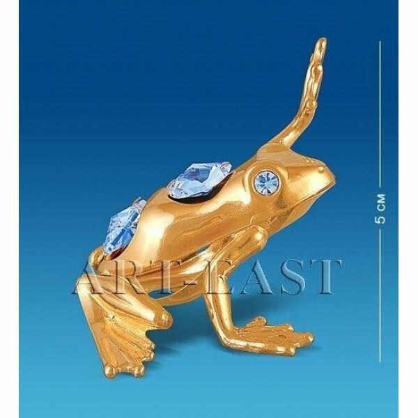 Фигурка Лягушка нов. A6390 Crystal Temptations, Металл, кристалл