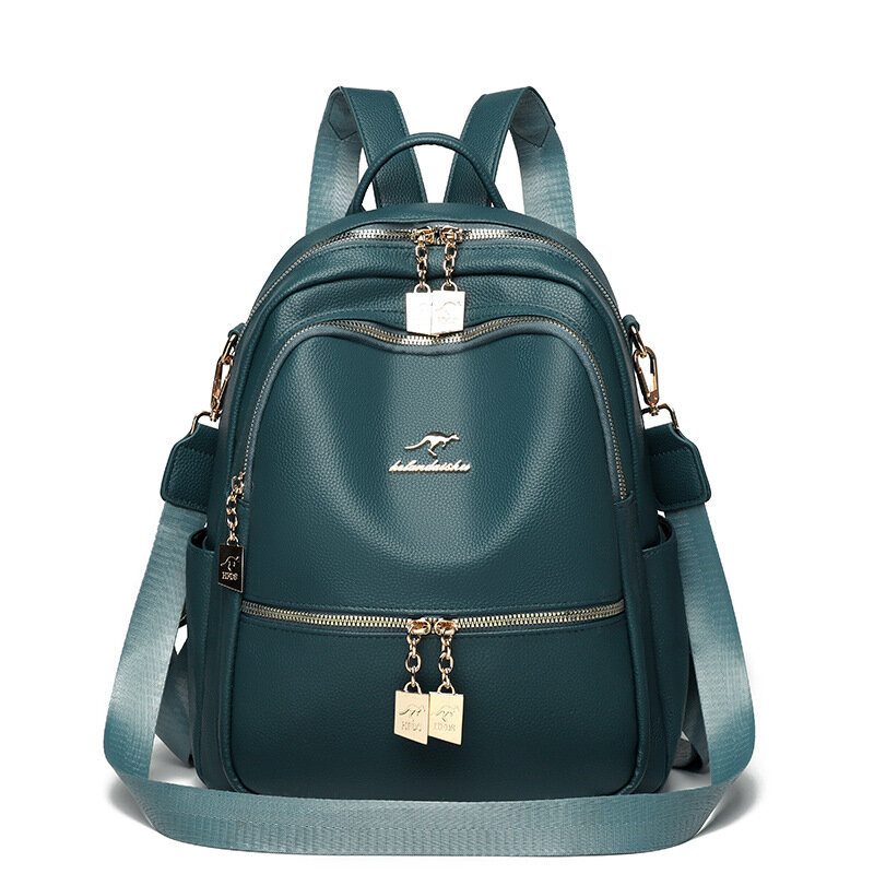 Рюкзак High Quality Handbag, искусственная кожа, синий, с антресолью