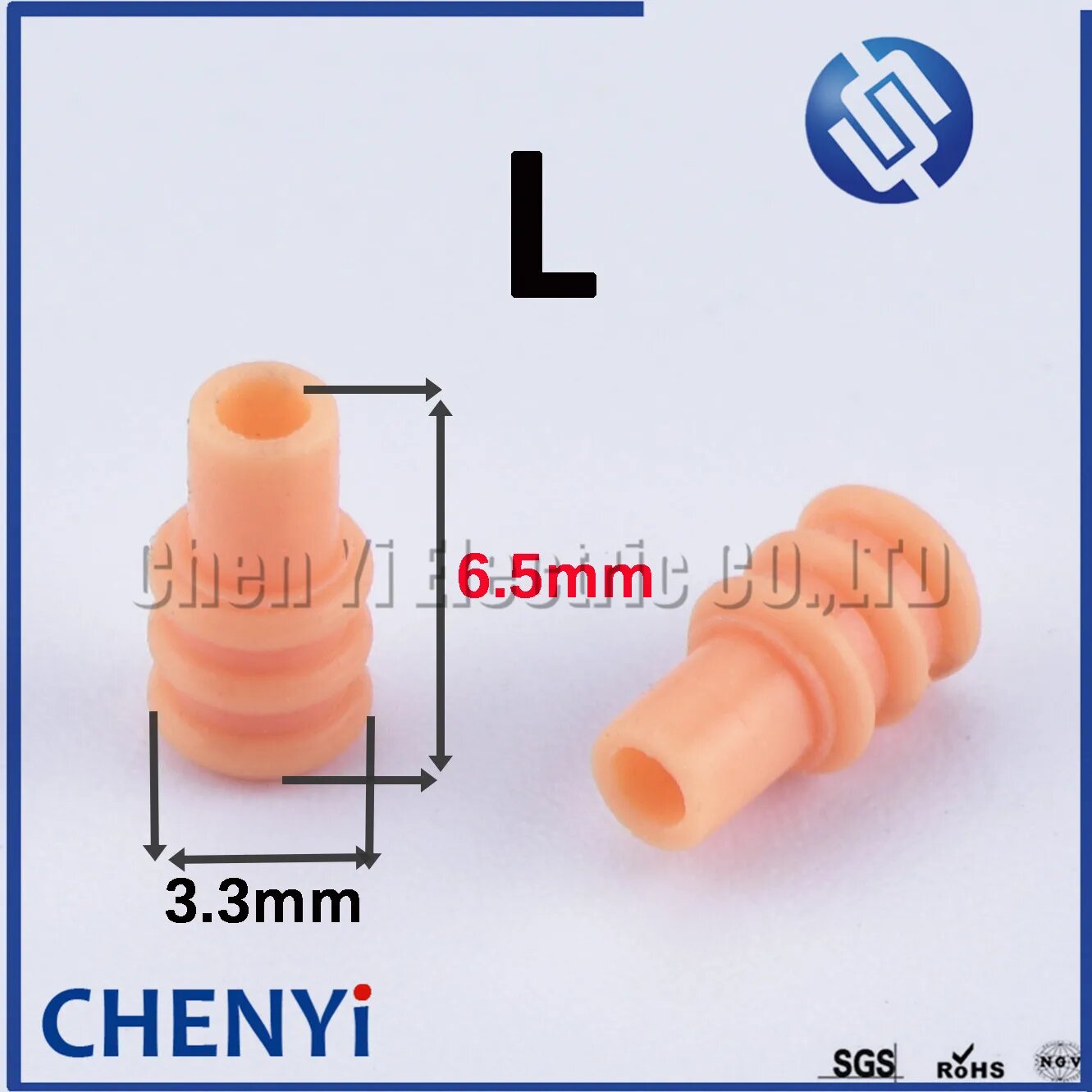 100 шт. 0,6/1/1,5/1,8/3,5/6,3/9,5 мм автомобильный разъем для проводов, водонепроницаемое кольцо, круг, резиновое уплотнение, полая заглушка, силиконовая оболочка, колпачок