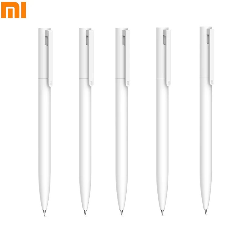Гелевая ручка Xiaomi Mijia MI Pen 9.5 мм Белый, 5pcs Xiaomi Gel Pen