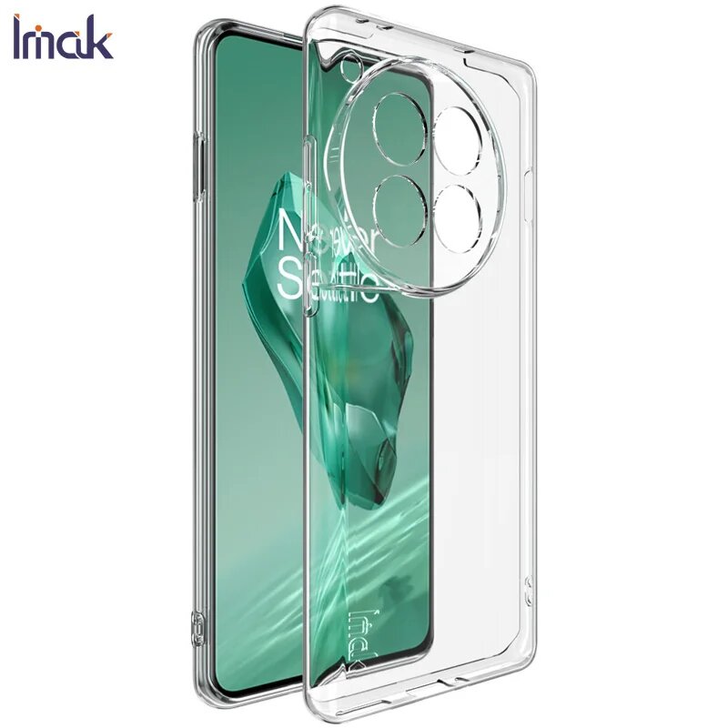 Чехол IMAK для OnePlus 12 5G, ультратонкий мягкий прозрачный чехол для телефона, чехол для OnePlus 12 13 Ванплас 13