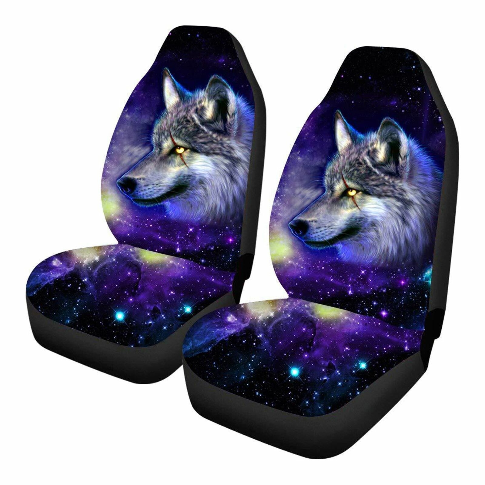 Двухместный автомобиль four seasons universal scar wolf с высокой спинкой и принтом на сиденье