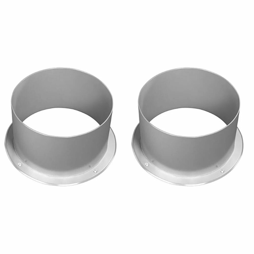 Фланец для круглых воздуховодов стальной d125 мм (2 шт.)