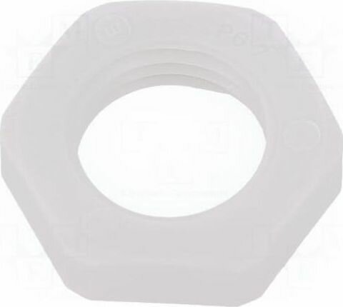 Гайка HUMMEL 1.262.0700.11 PG7 полиамид UL94V-0 Thk 5мм Ключ 19мм серый -40-100 град. C 1 шт