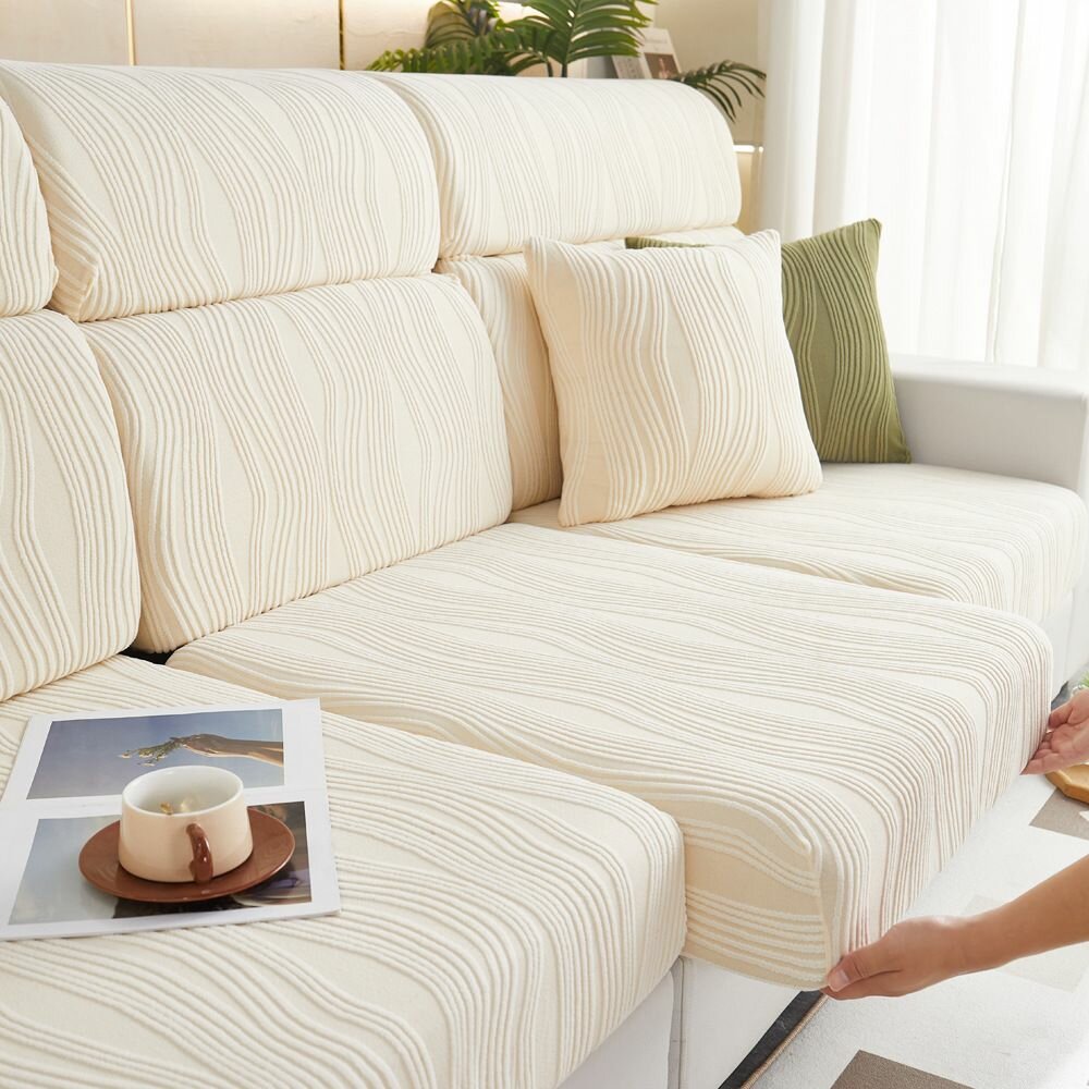 Чехол для дивана и кресла с резинкой, универсальный размер — защита от пыли и грязи и стильное обновление для дома