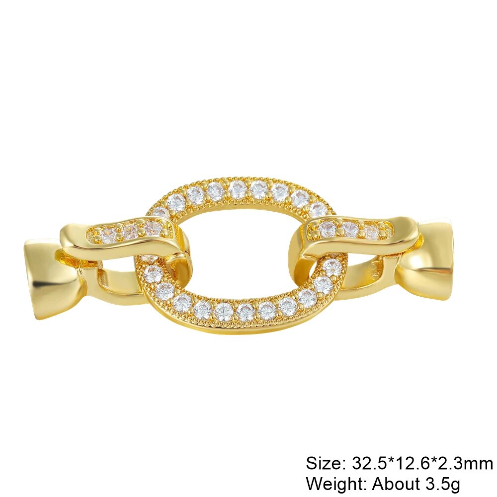 Juya позолоченные цветочные застежки Gold