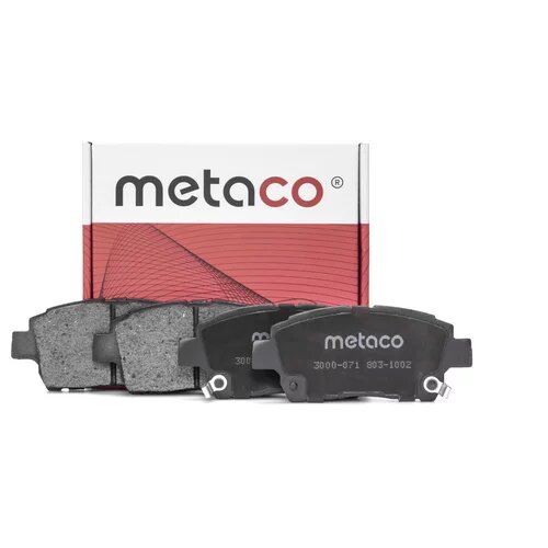 Колодки тормозные передние К-КТ METACO 3000071