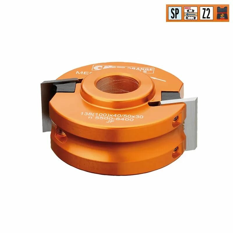 Фреза СМТ Италия насадная F32 D100 (алюм.) смен. ножи HSS в кейсе