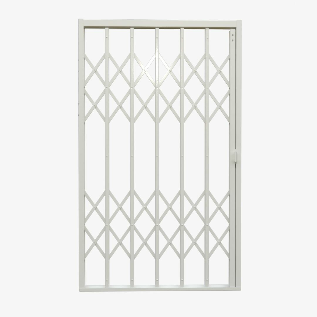 Решетка на окно и дверь раздвижная . Под заказ АрсеналЪ Евро 1390×1170 мм белый